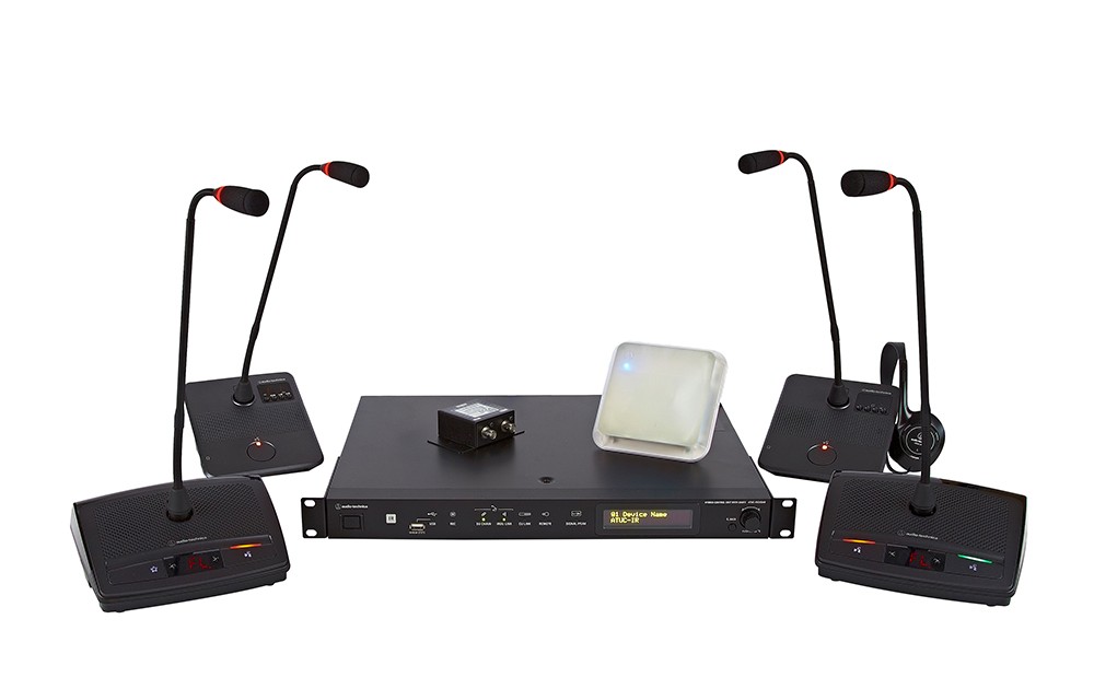 Audio Technica ATUC-IR - Système de conférence sans fil hybride ...