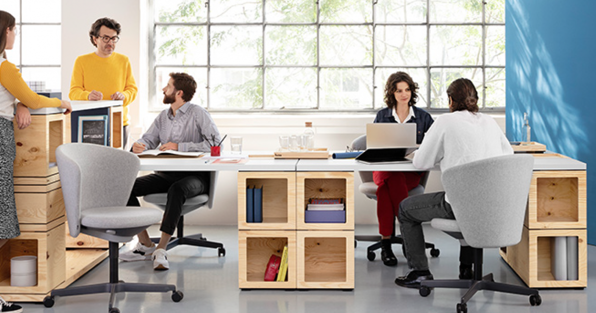 Bene - Pixel - Cubes de mobilier collaboratif - Modulable et ...