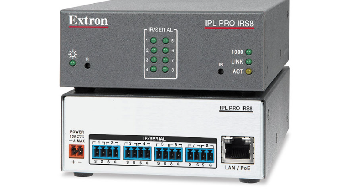 Extron IPL Pro IRS8 - Processeur de contrôle IP Link Pro - Systèmes de ...