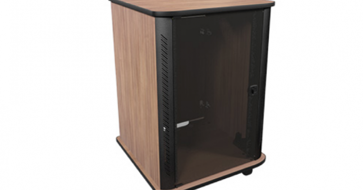 Middle Atlantic - RFR Series - Meuble rack mobile avec porte et rail ...