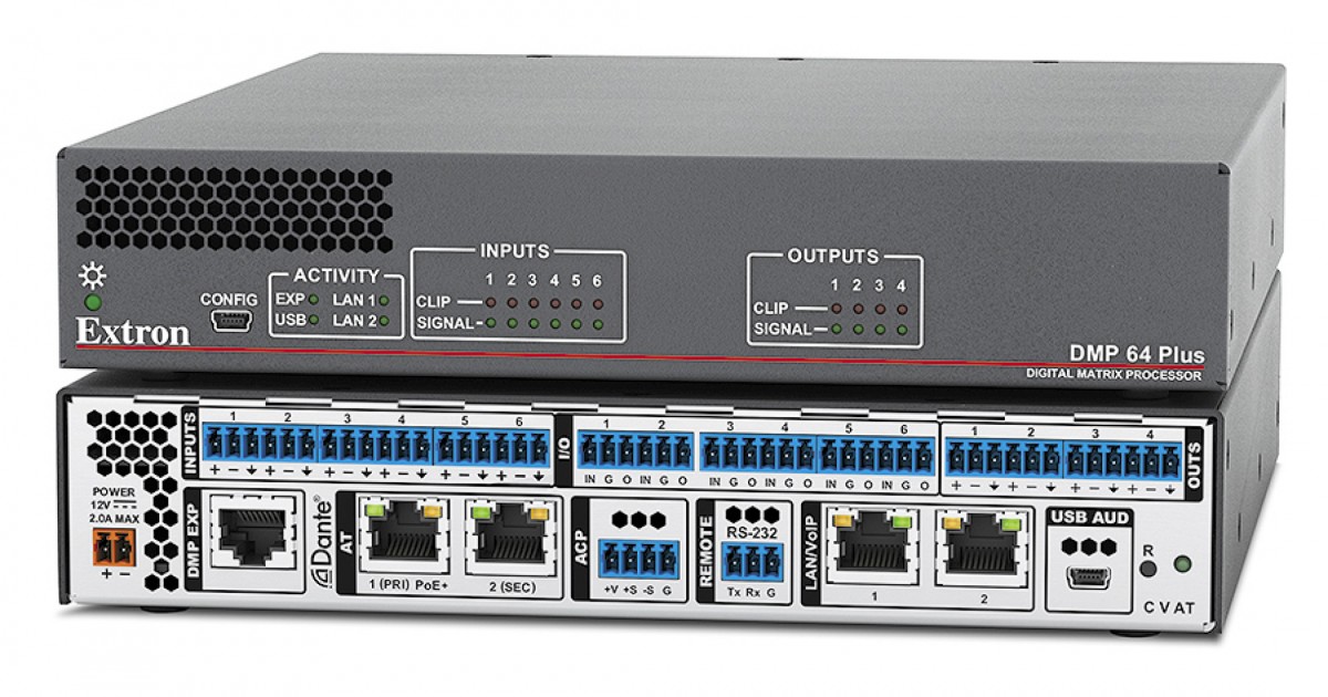 Extron DMP 64 Plus Matrice 6x4 à processeur numérique avec l´AEC ...