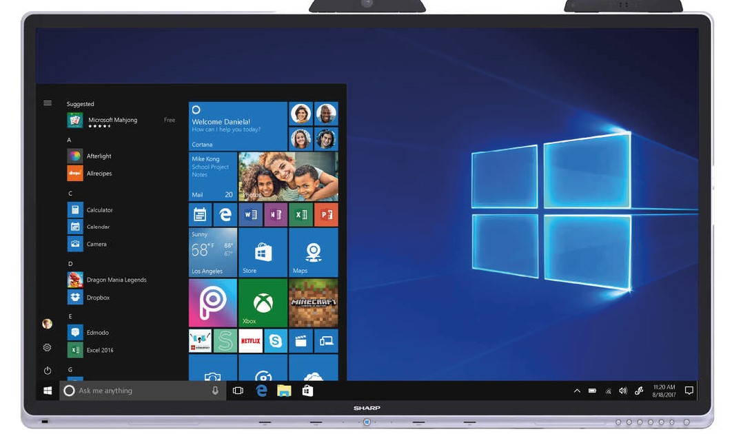 Sharp Windows Collaboration Display 70'' - Ecran Tactile 70'', visio 4K ...