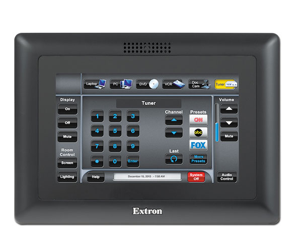 Extron TLP Pro-520M - Écran tactile TouchLink Pro 5" mural - Systèmes ...